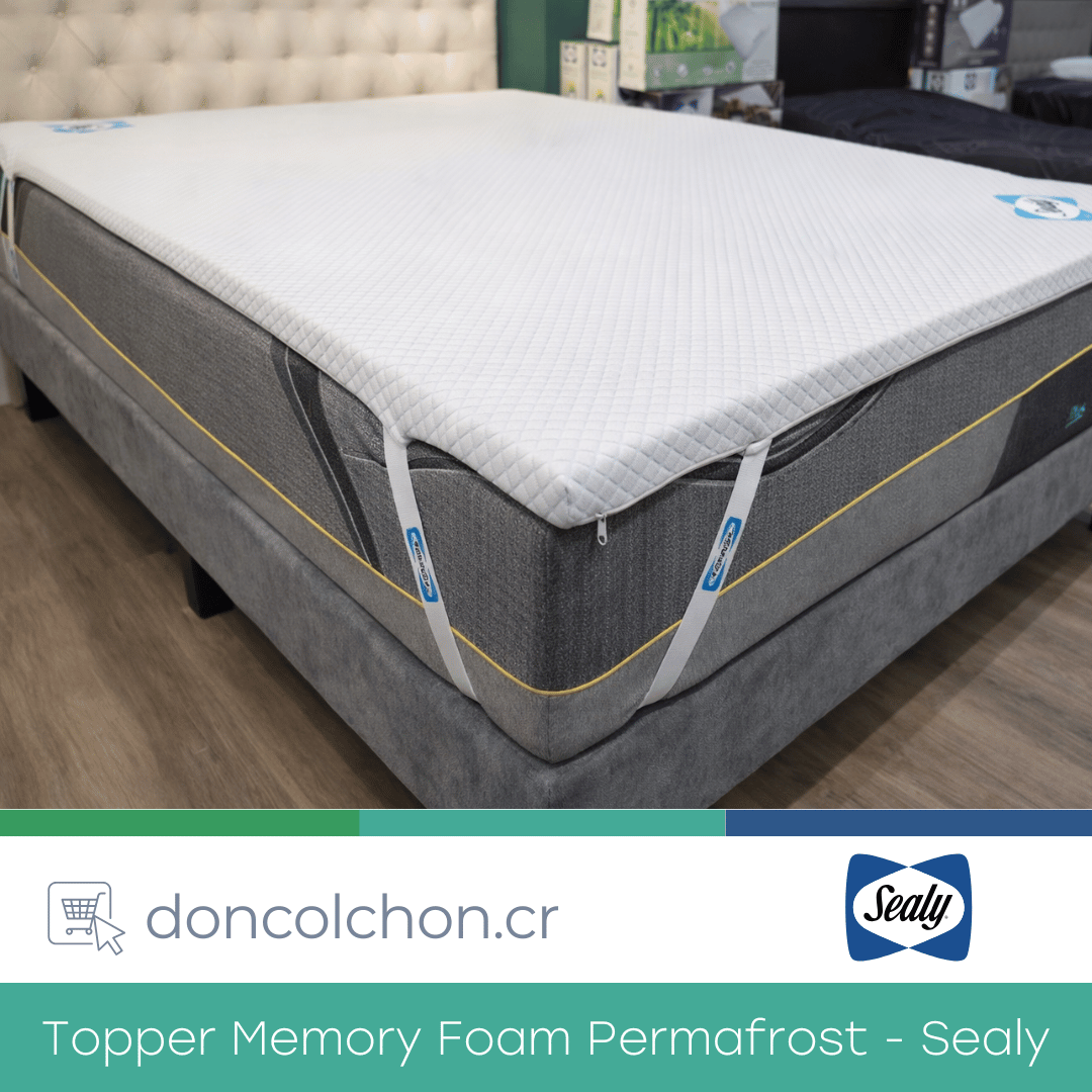 Topper Queen Memory Foam Permafrost Sealy – Don Colchón Costa Rica ...